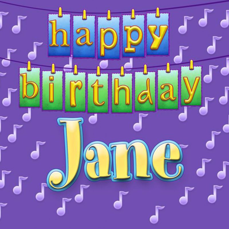 Ingrid DuMosch - Happy Birthday Jane (Vocal - Traditional Happy ...