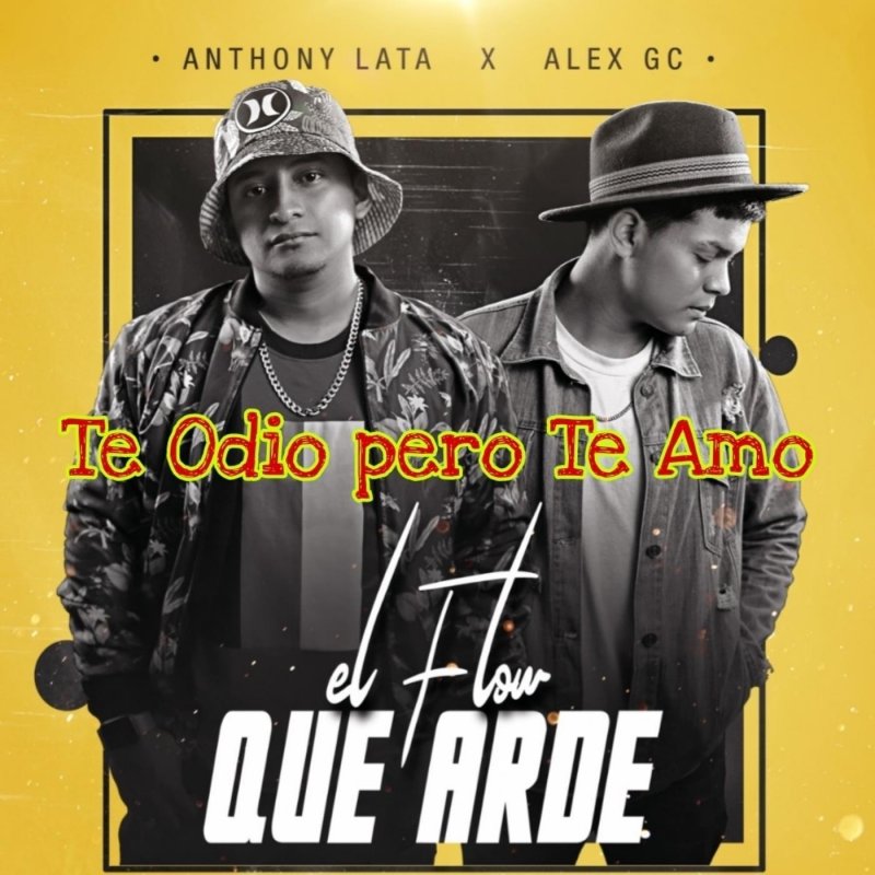Letra de Te Odio Pero Te Amo de El Flow Que Arde | Musixmatch