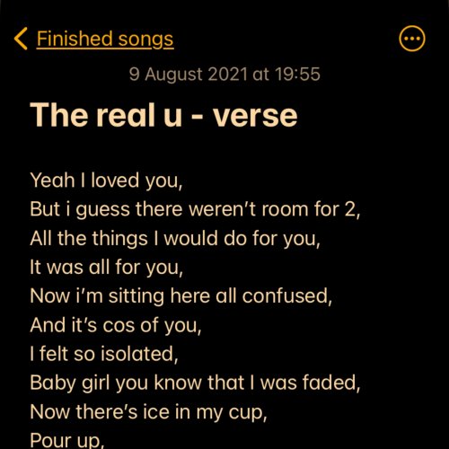 Emileo Kaan, Alex Shorten - The real u lyrics | Musixmatch