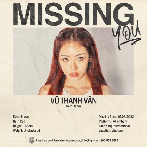 Vũ Thanh Vân - MISSING YOU lyrics | Musixmatch