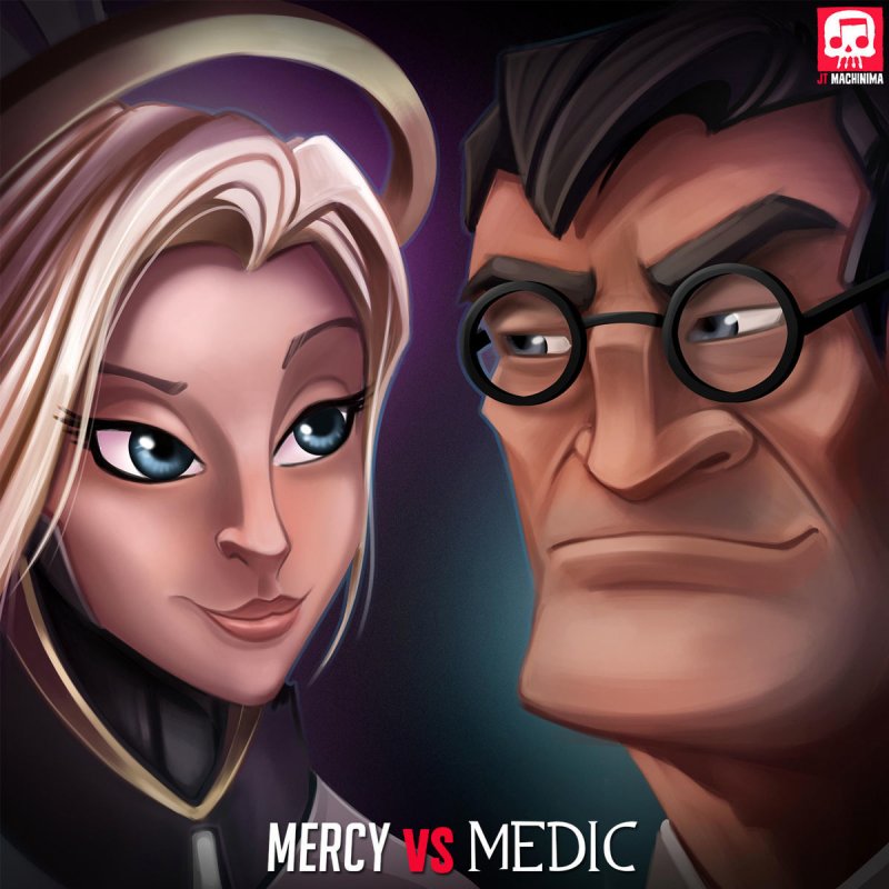 J.T. Machinima - Mercy VS Medic Rap Battle Lyrics | Musixmatch
