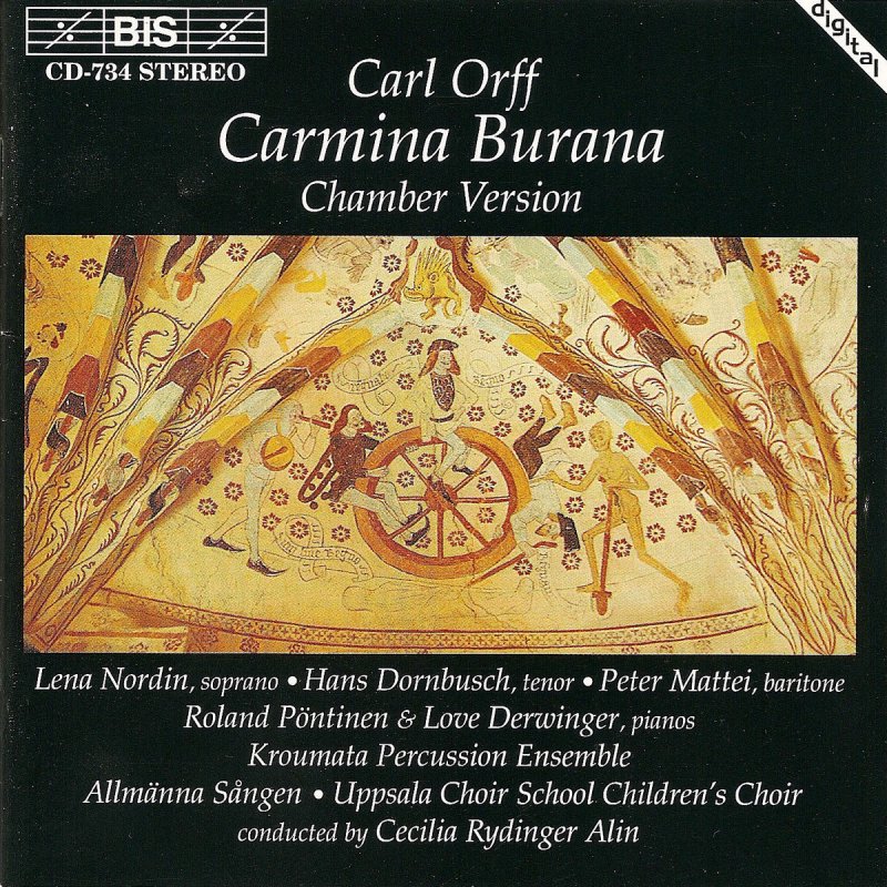 Letra de Carmina Burana: In taberna quando sumus de Carl Orff, Roland Pontinen, Love Derwinger ...